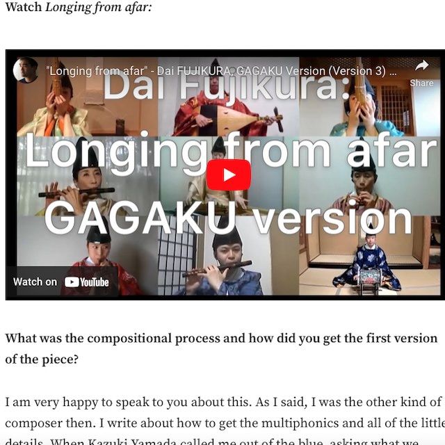 Dai FUJIKURA - composer